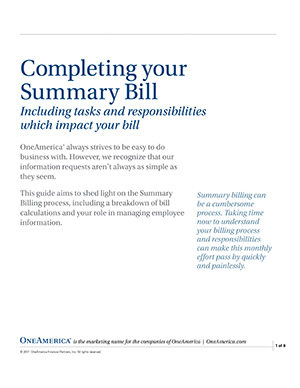 Welcome to OneAmerica Financial